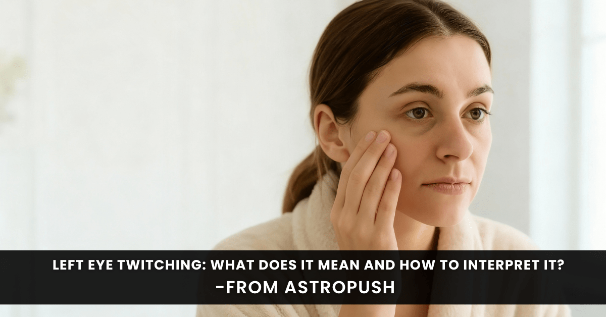 Left Eye Twitching: What It Means and How to Deal with It